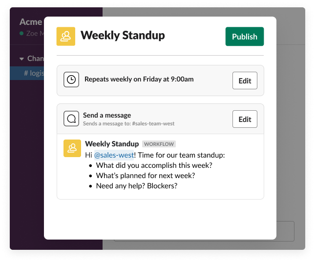 4 simple ways to save time with Workflow Builder | Slack