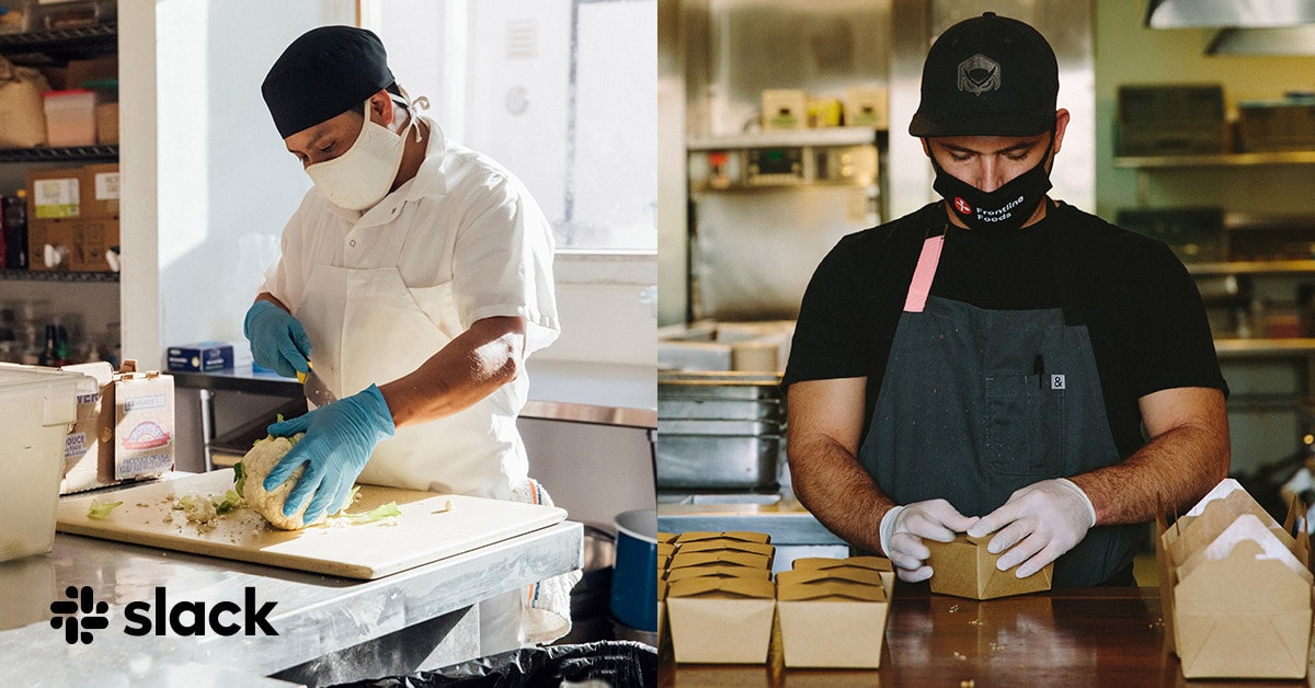 Frontline Foods rapidly scales with Slack to feed Covid-19 heroes | Slack