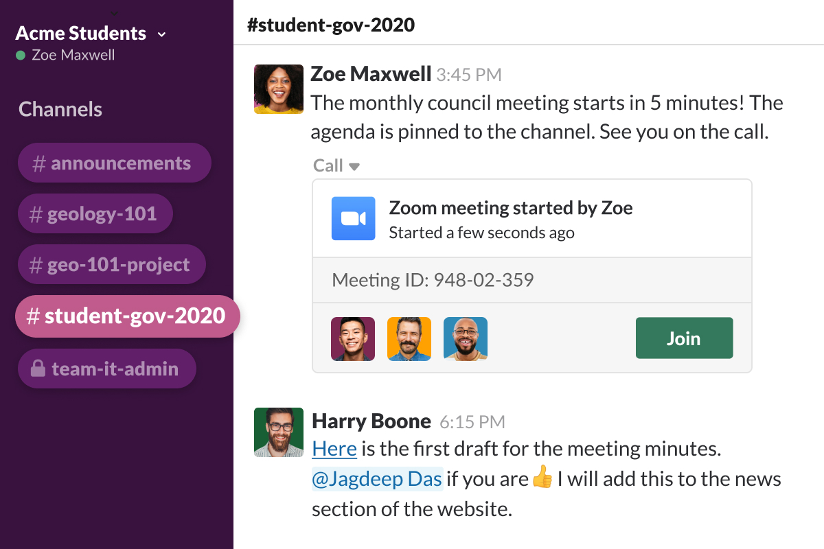 Slack for Distance Learning: Online Class Communication | Slack