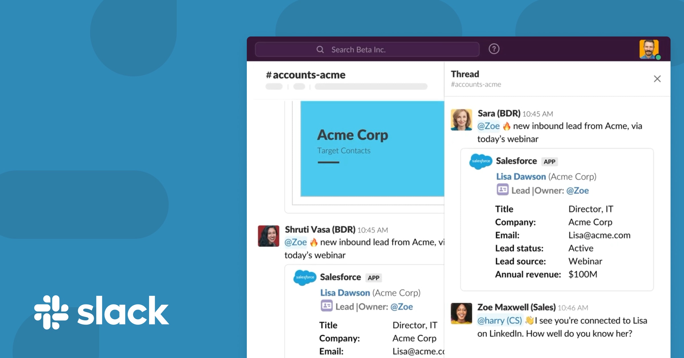 Close deals faster in Slack | Slack
