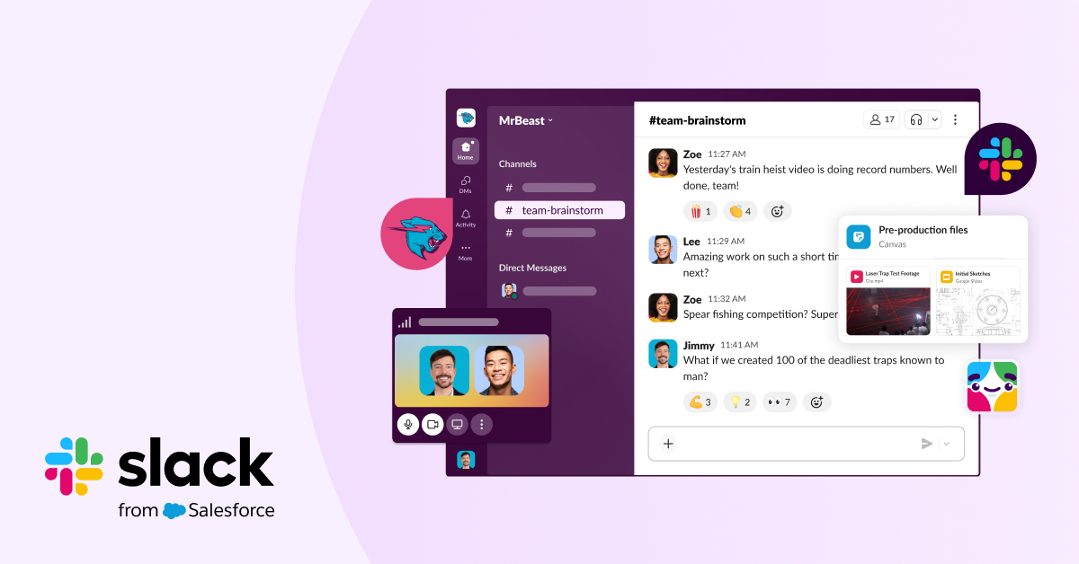 MrBeast + Slack: Behind the Scenes Collaboration & AI Features | Slack